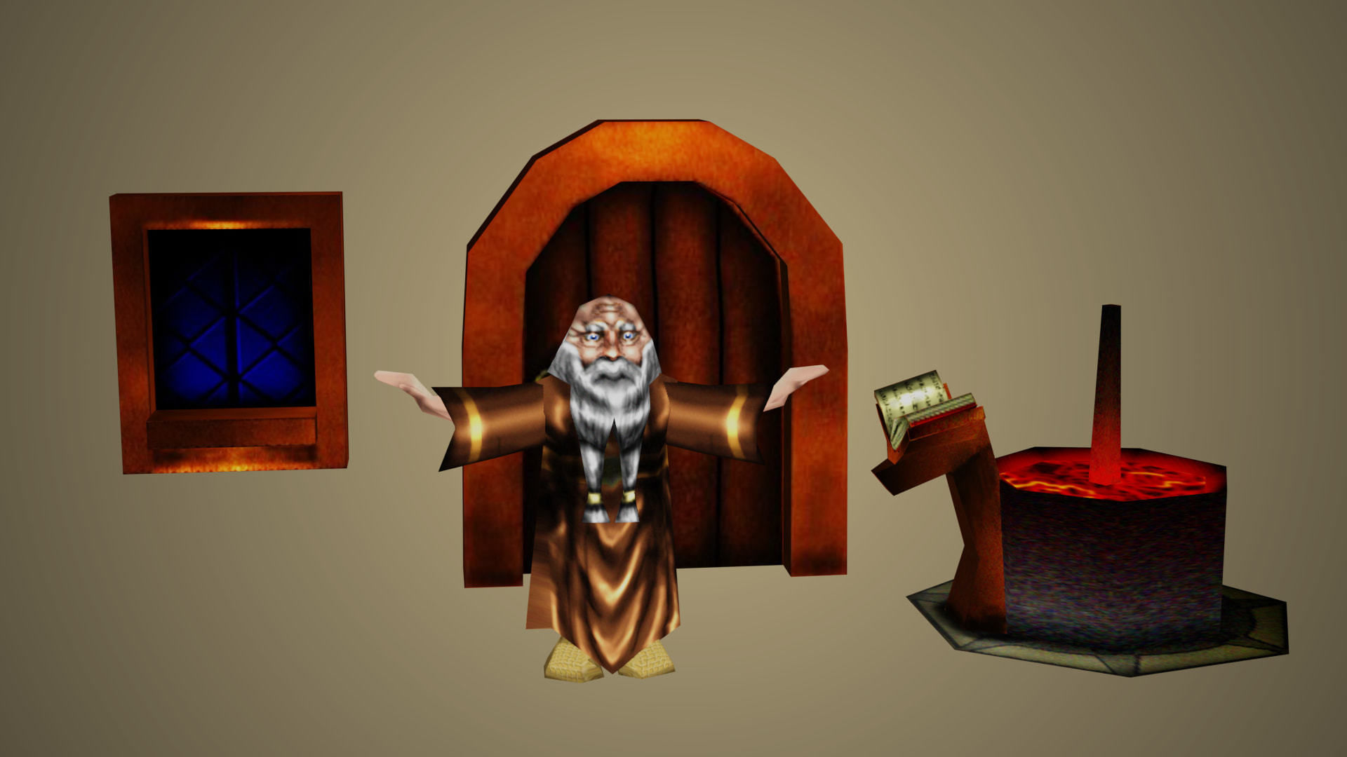 Retro Model Pack free VR / AR / low-poly 3D model | CGTrader