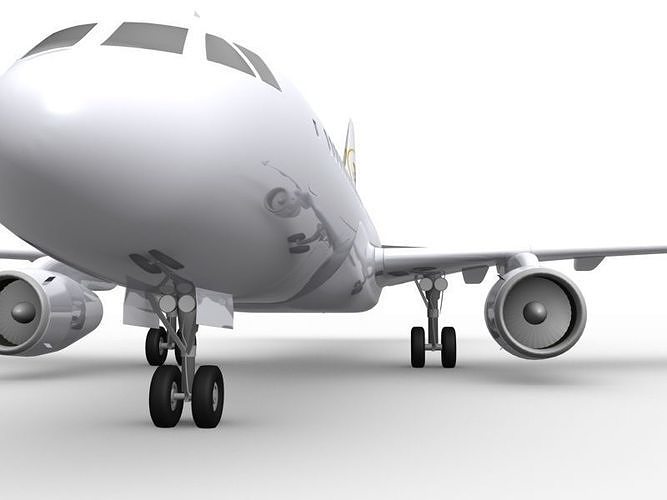 Airbus 320 3D model | CGTrader