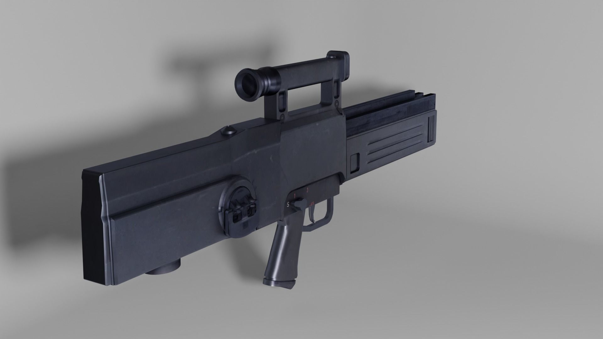Heckler Koch G11 Prototype Assault Rifle free VR / AR / low-poly 3D ...