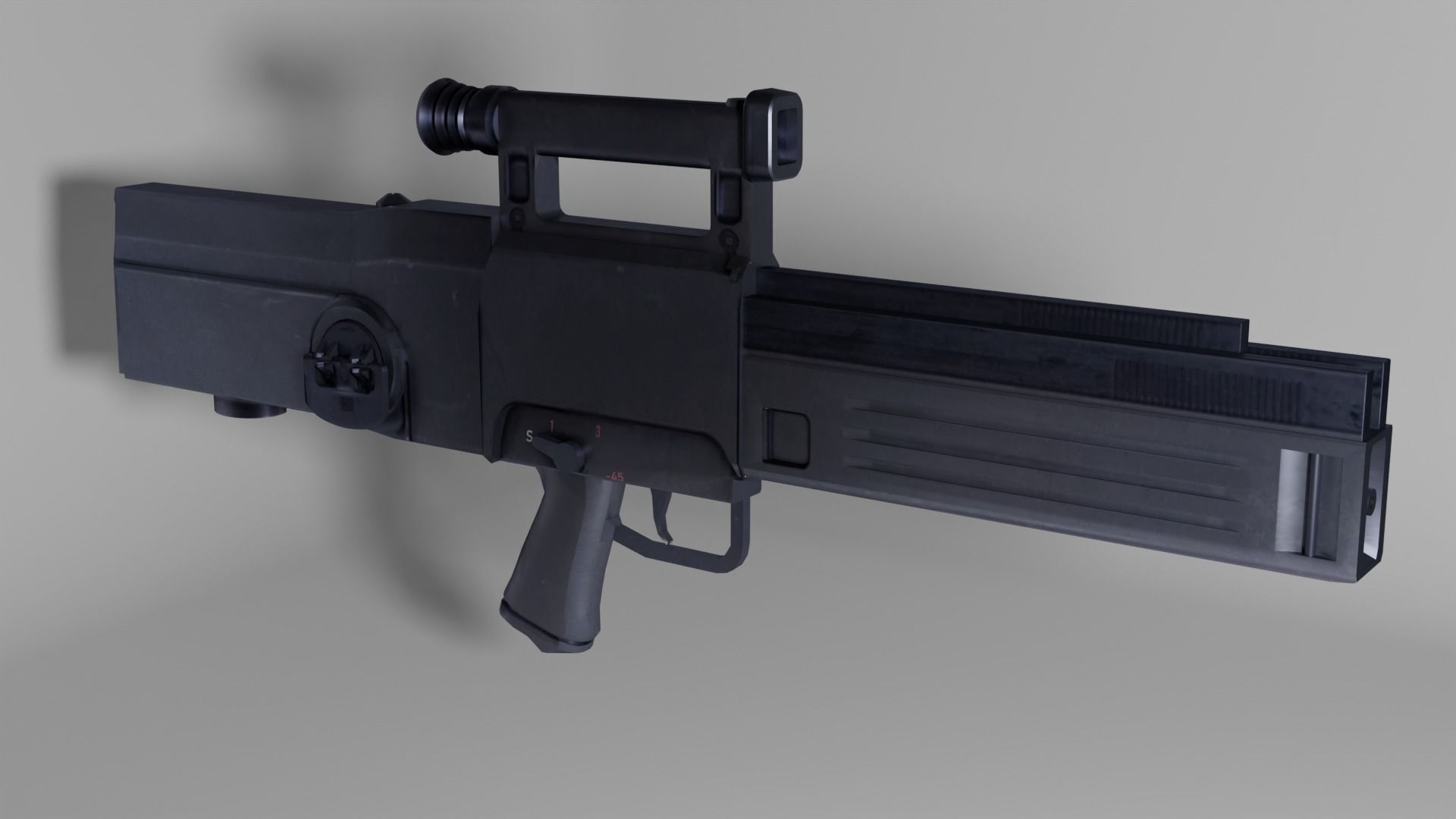 Heckler Koch G11 Prototype Assault Rifle free VR / AR / low-poly 3D ...