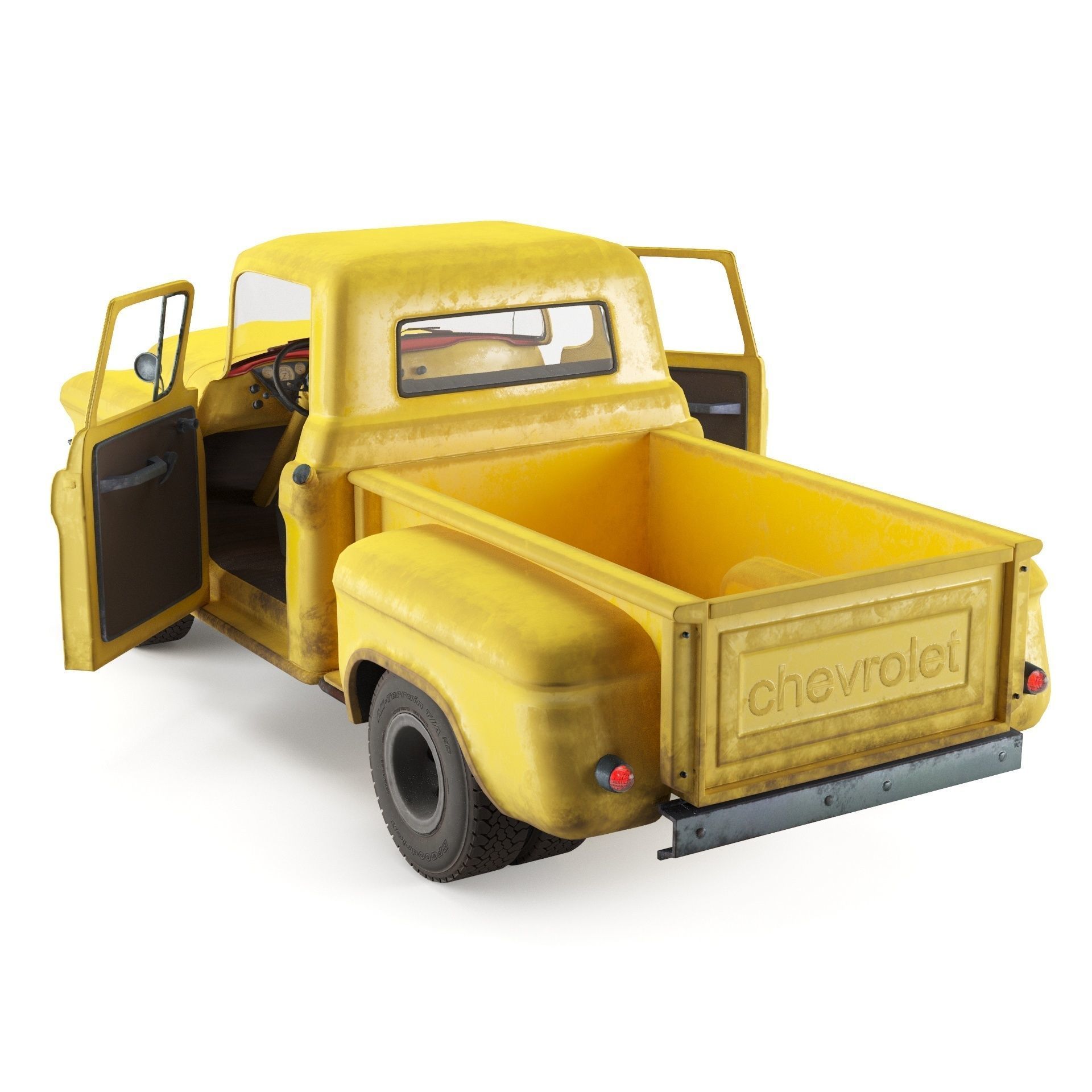 chevrolet 1956 truck 3d model 3D model | CGTrader