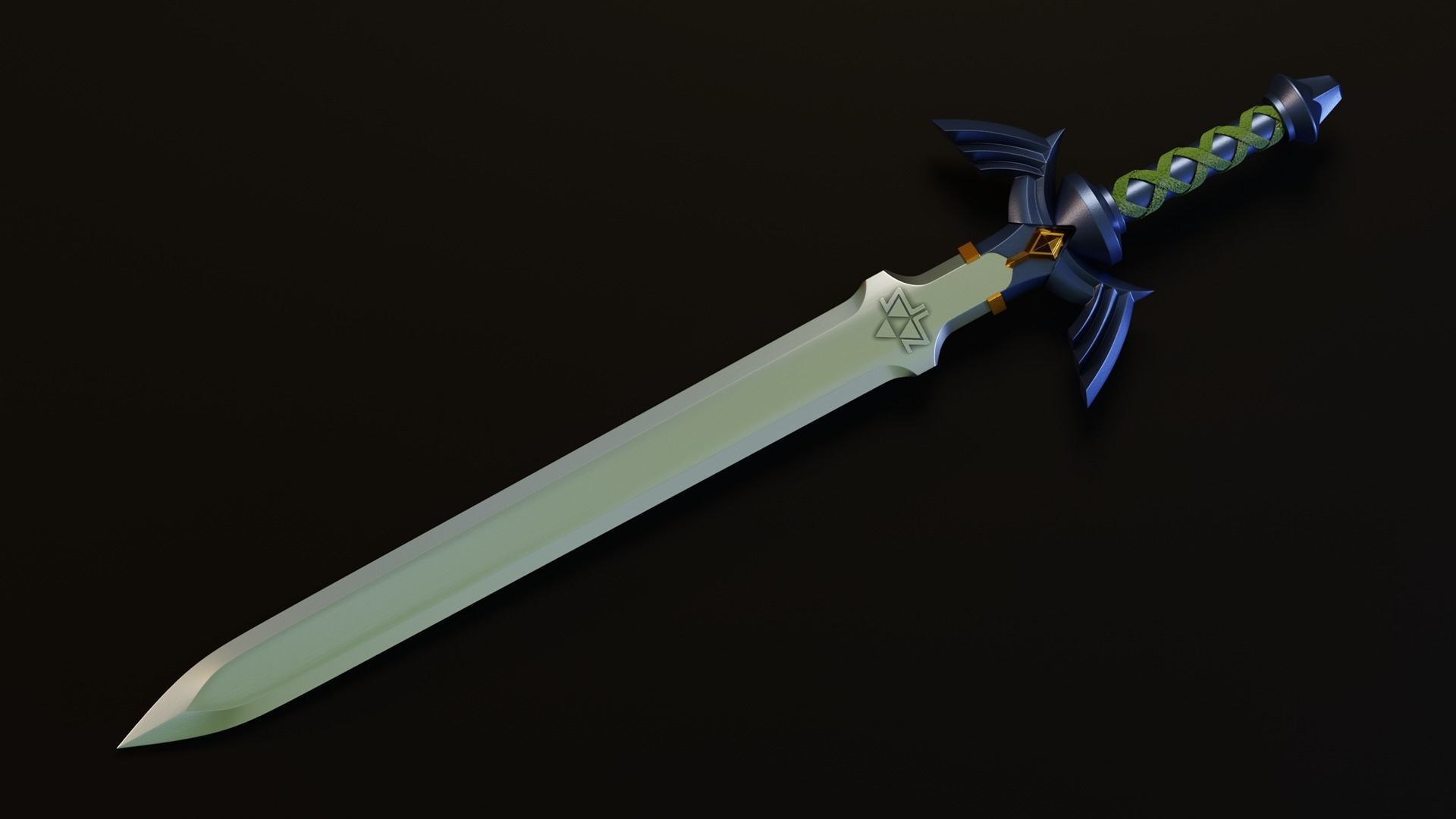 MasterSword Sheath Stand - 3D PRINT READY 3D model | CGTrader