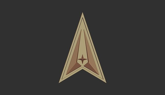 Space Force Insignia 3D model 3D printable | CGTrader