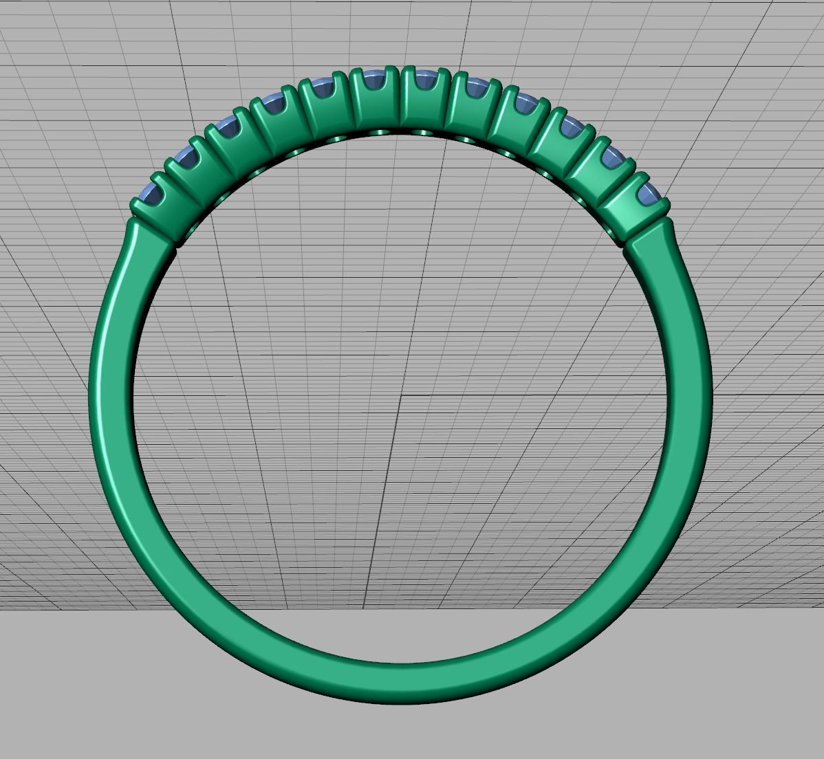 Diamond Ring Stackable Ring 3dmodel 3D model 3D printable | CGTrader