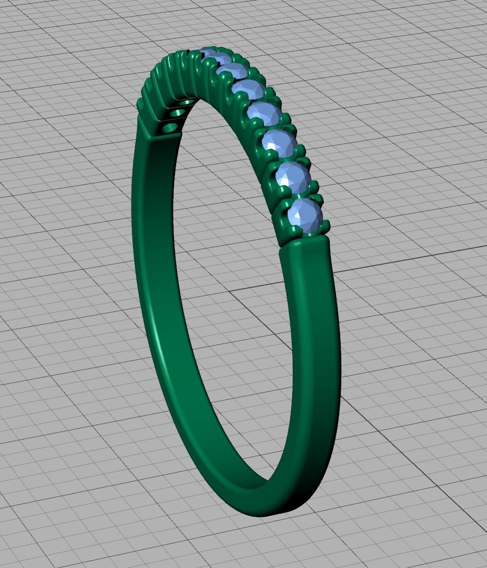Diamond Ring Stackable Ring 3dmodel 3D model 3D printable | CGTrader