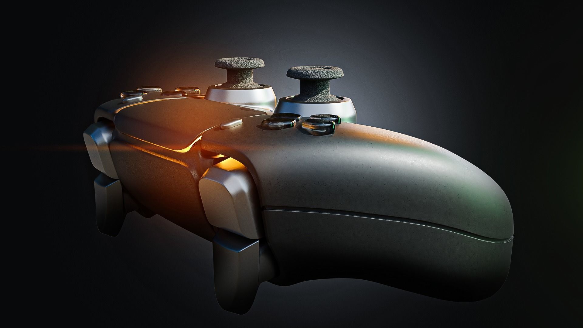 DualSense Controller Matte Black PS5 3D model | CGTrader