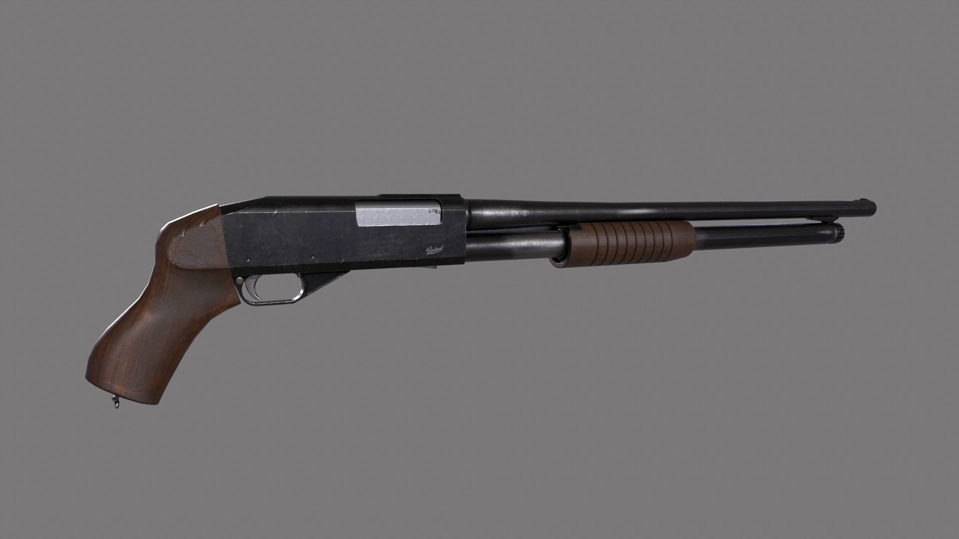 Izh-81 pump shotgun free VR / AR / low-poly 3D model | CGTrader