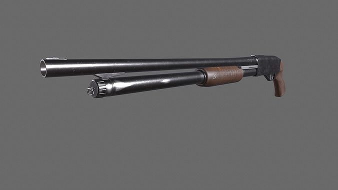 Izh-81 pump shotgun free VR / AR / low-poly 3D model | CGTrader