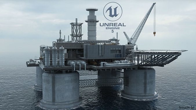 Oil Platform 3D model | CGTrader