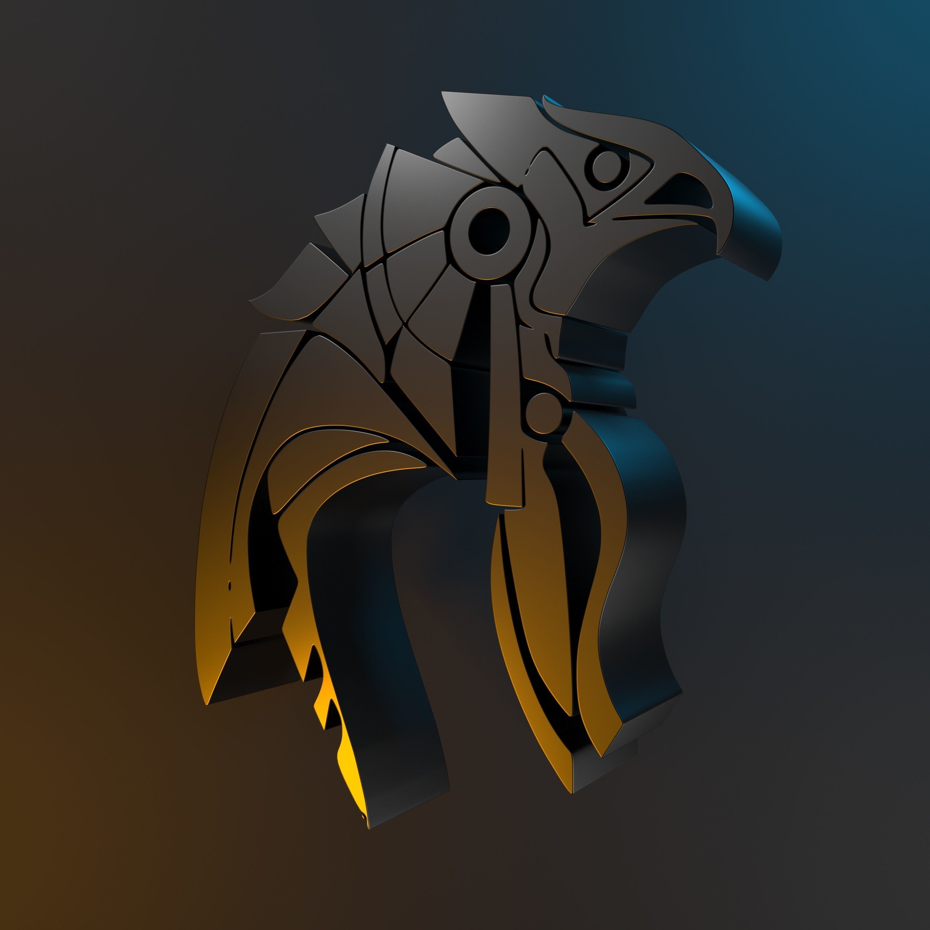 God Ra 3D model | CGTrader