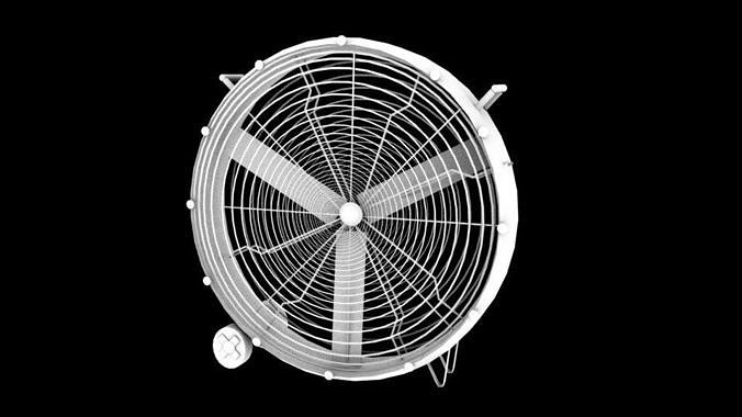 3D model Low Poly Fan VR / AR / low-poly | CGTrader