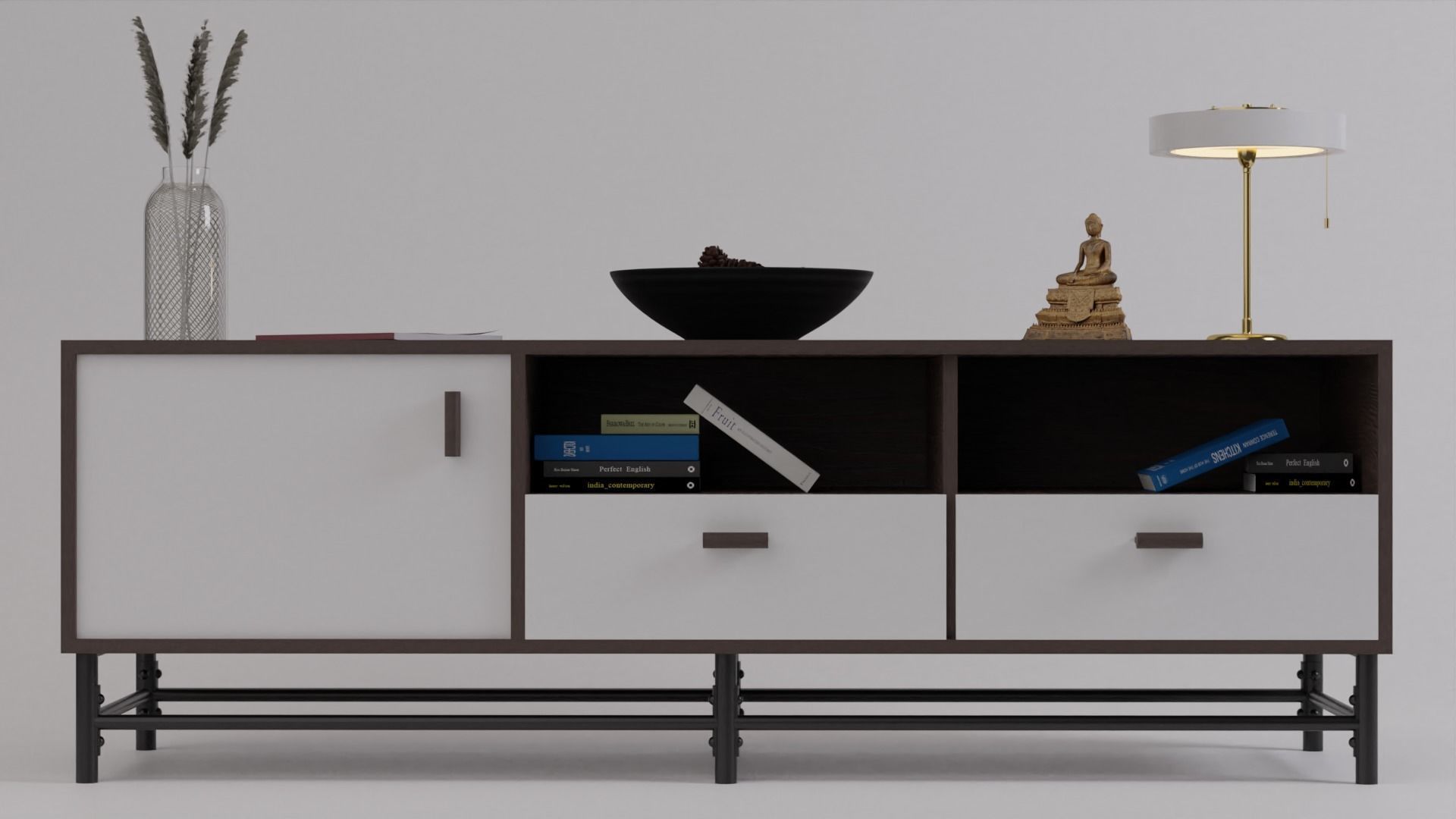 3D model Vanol Tv Stand Cabinet VR / AR / low-poly | CGTrader