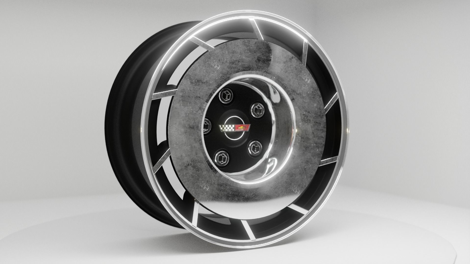 Chevrolet Corvette C4 OEM Rims 3D model | CGTrader