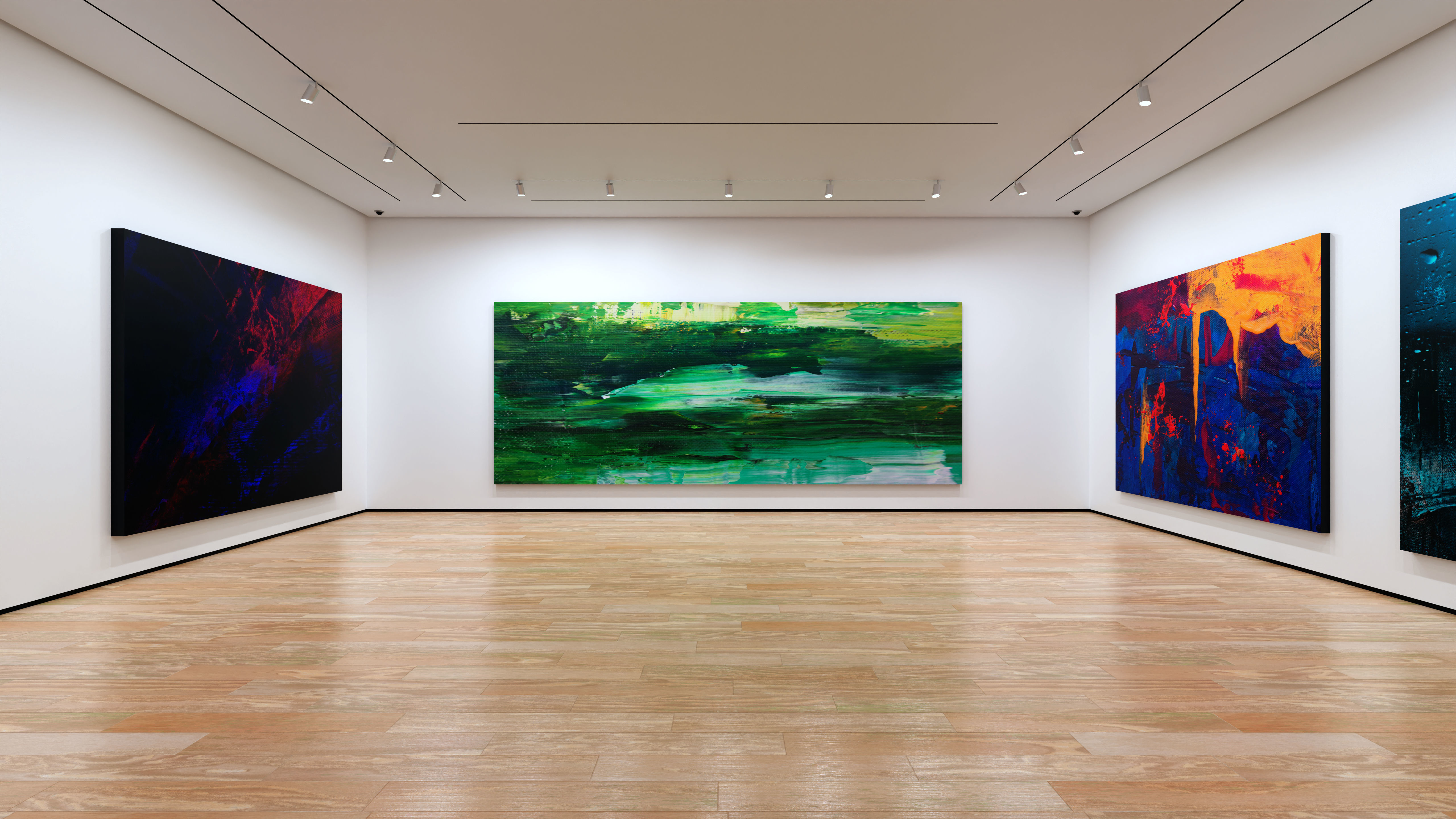 3D model Art Museum Gallery Interior 1 - Textured VR / AR / low-poly ...