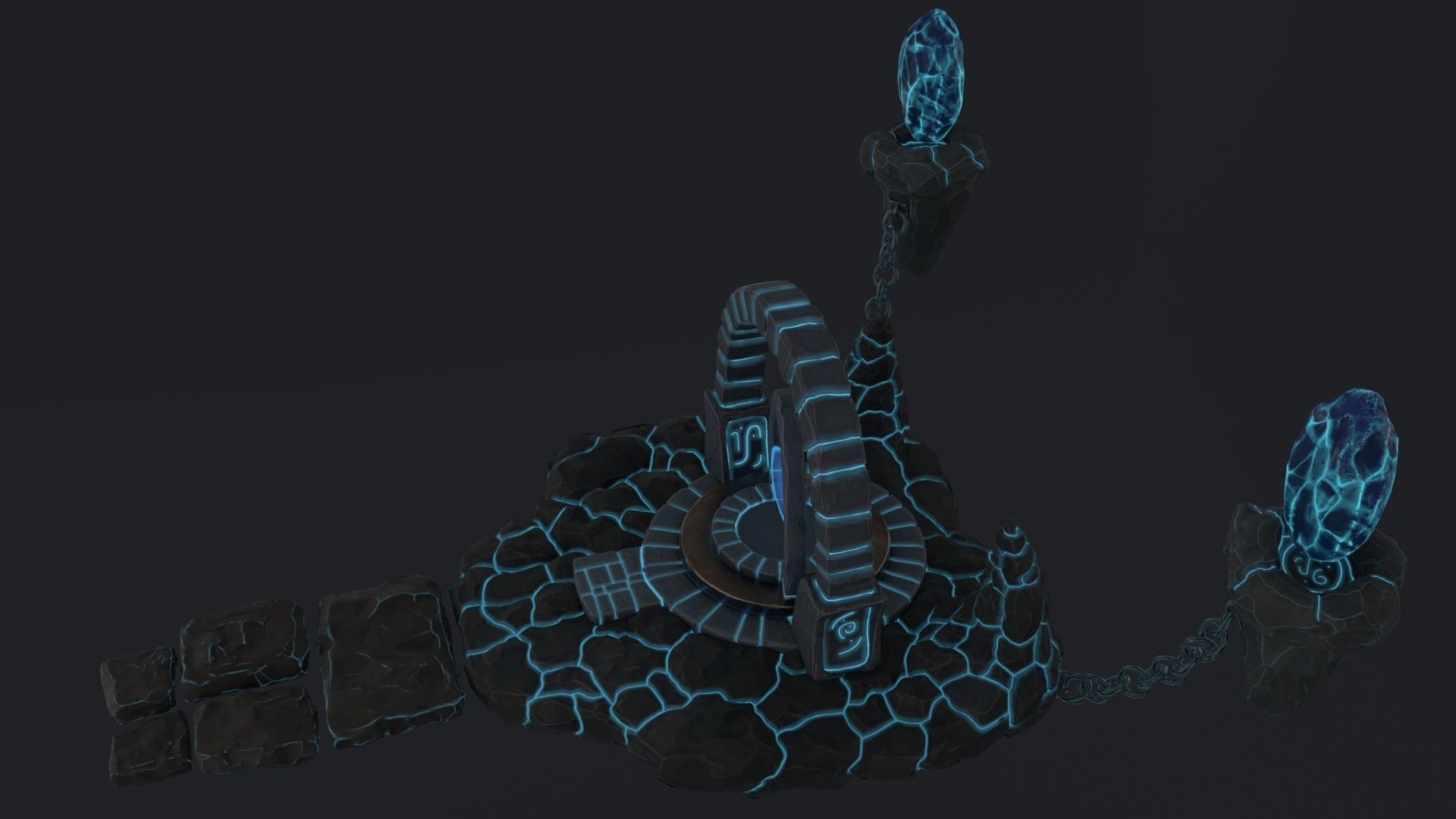 3D model Stylized Altar VR / AR / low-poly | CGTrader