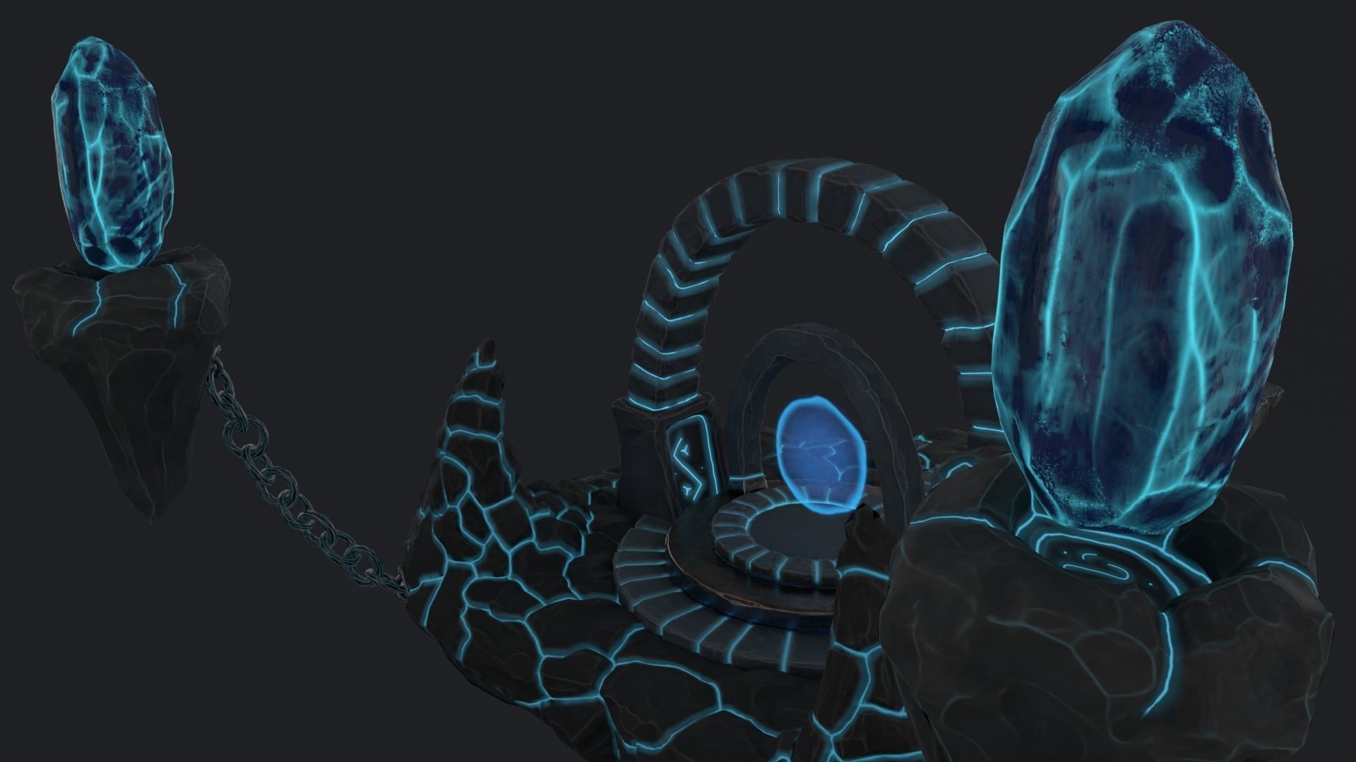 3D model Stylized Altar VR / AR / low-poly | CGTrader