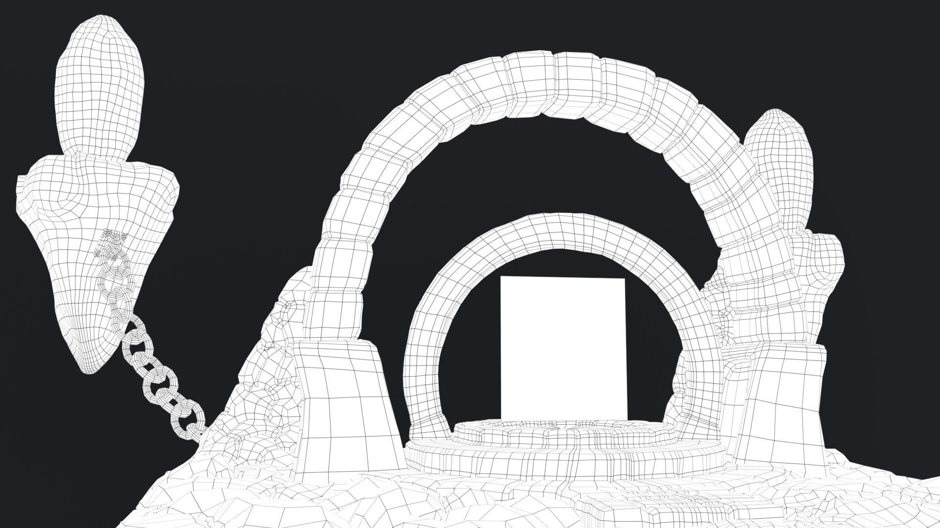 3D model Stylized Altar VR / AR / low-poly | CGTrader