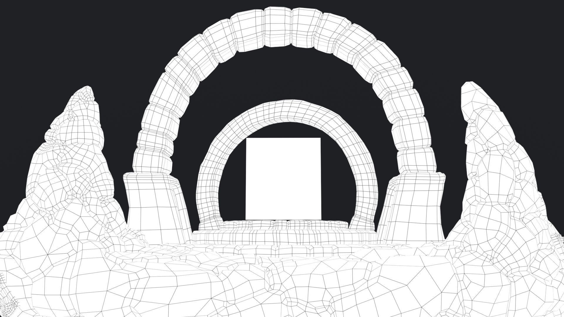 3D model Stylized Altar VR / AR / low-poly | CGTrader