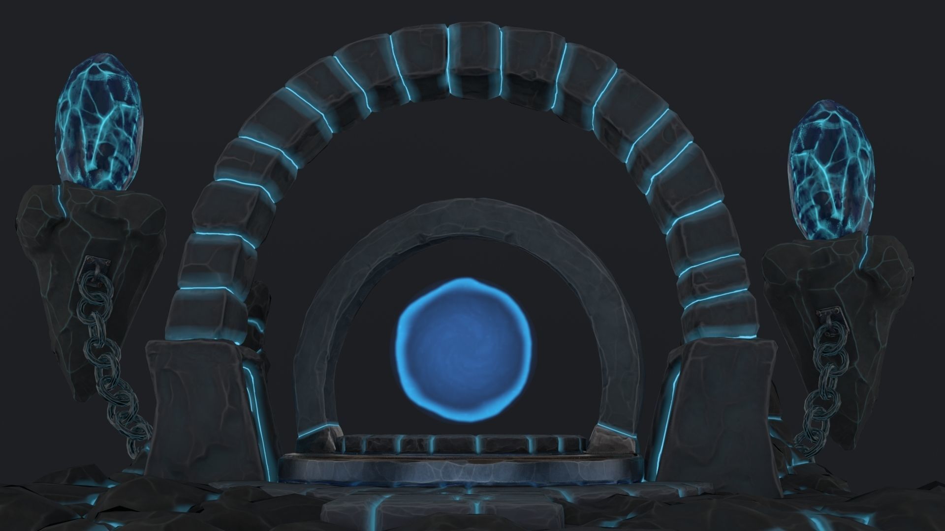 3D model Stylized Altar VR / AR / low-poly | CGTrader