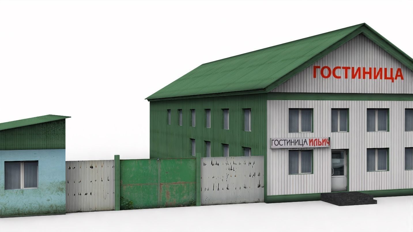 3D model Russian Motel VR / AR / low-poly | CGTrader