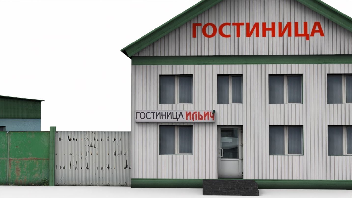 3D model Russian Motel VR / AR / low-poly | CGTrader