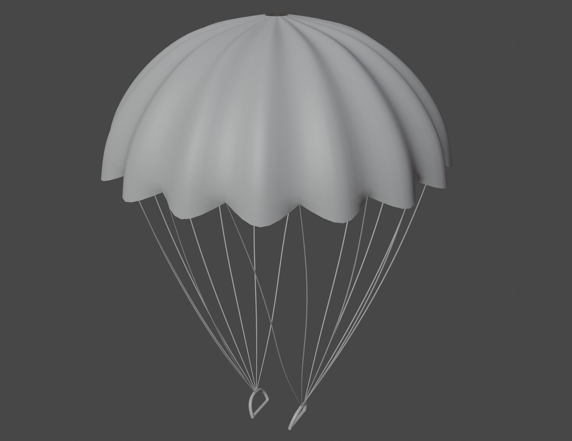 Military parachute 3D model 3D model | CGTrader