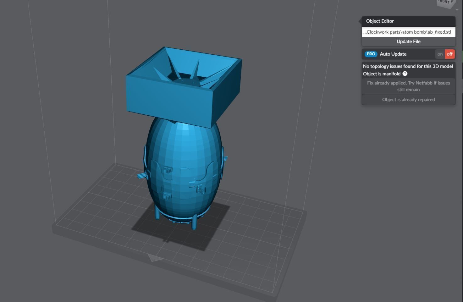 Atom bomb Printable 3D model 3D printable | CGTrader