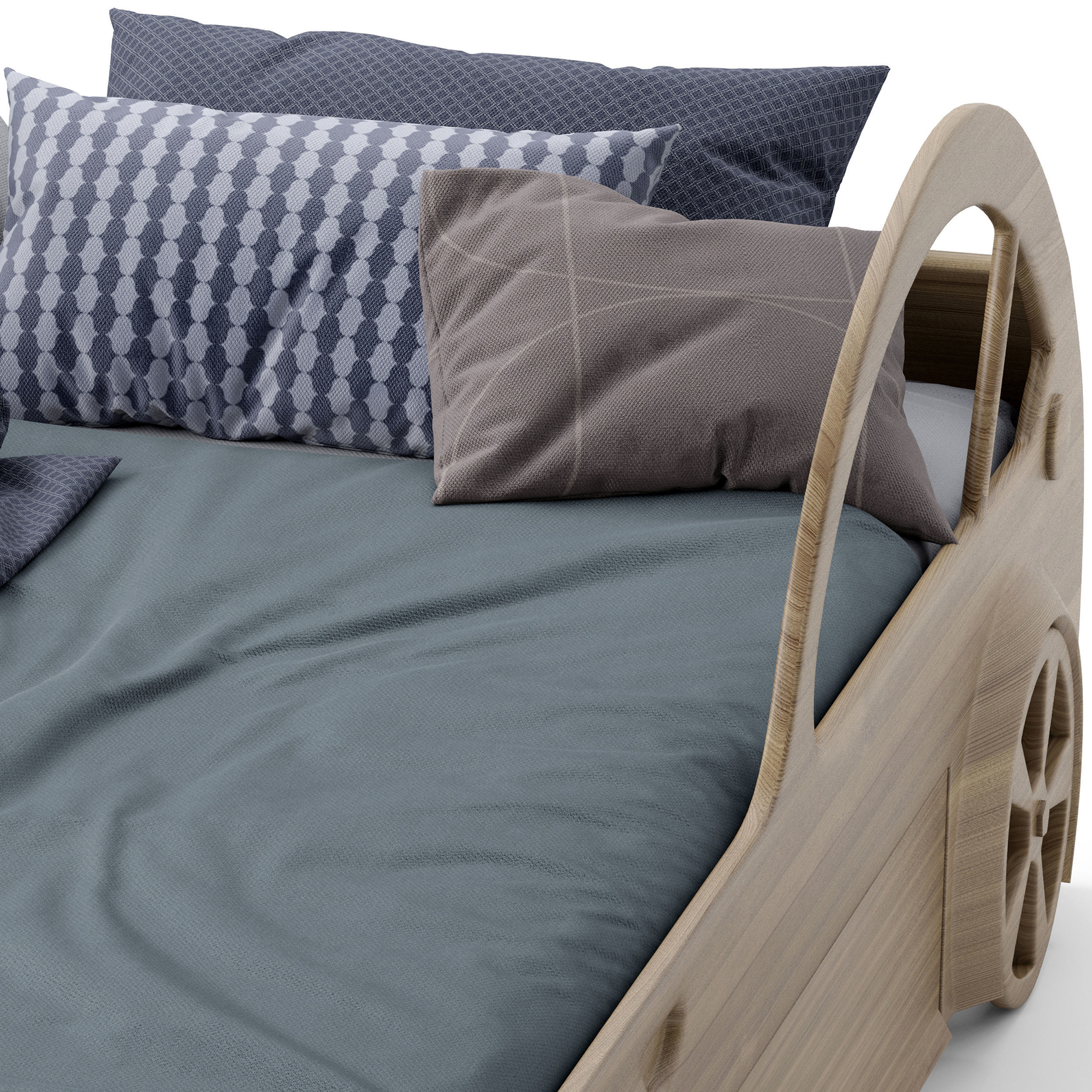 Kids bed 3D model | CGTrader