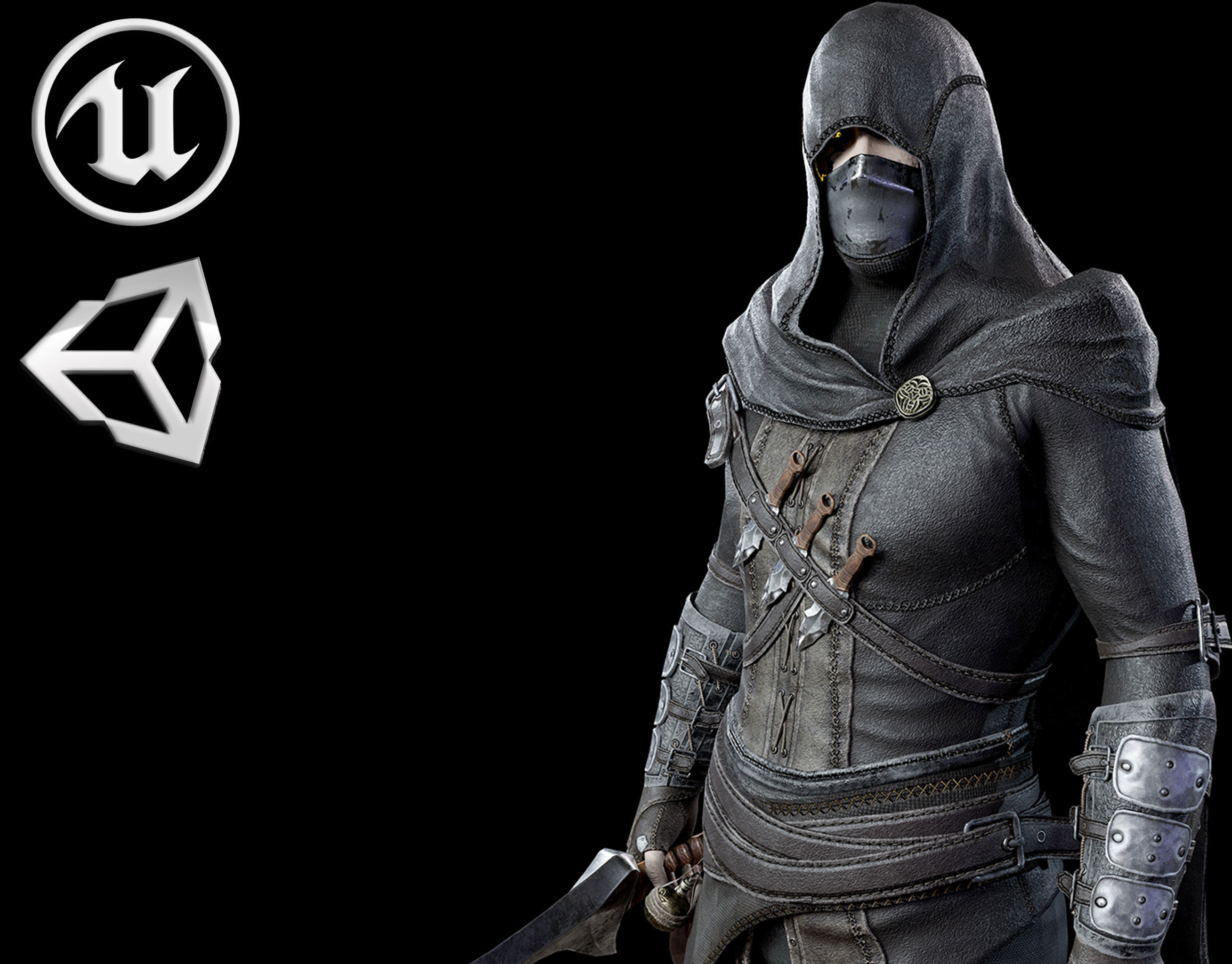 3D model Assassin VR / AR / low-poly rigged animated | CGTrader