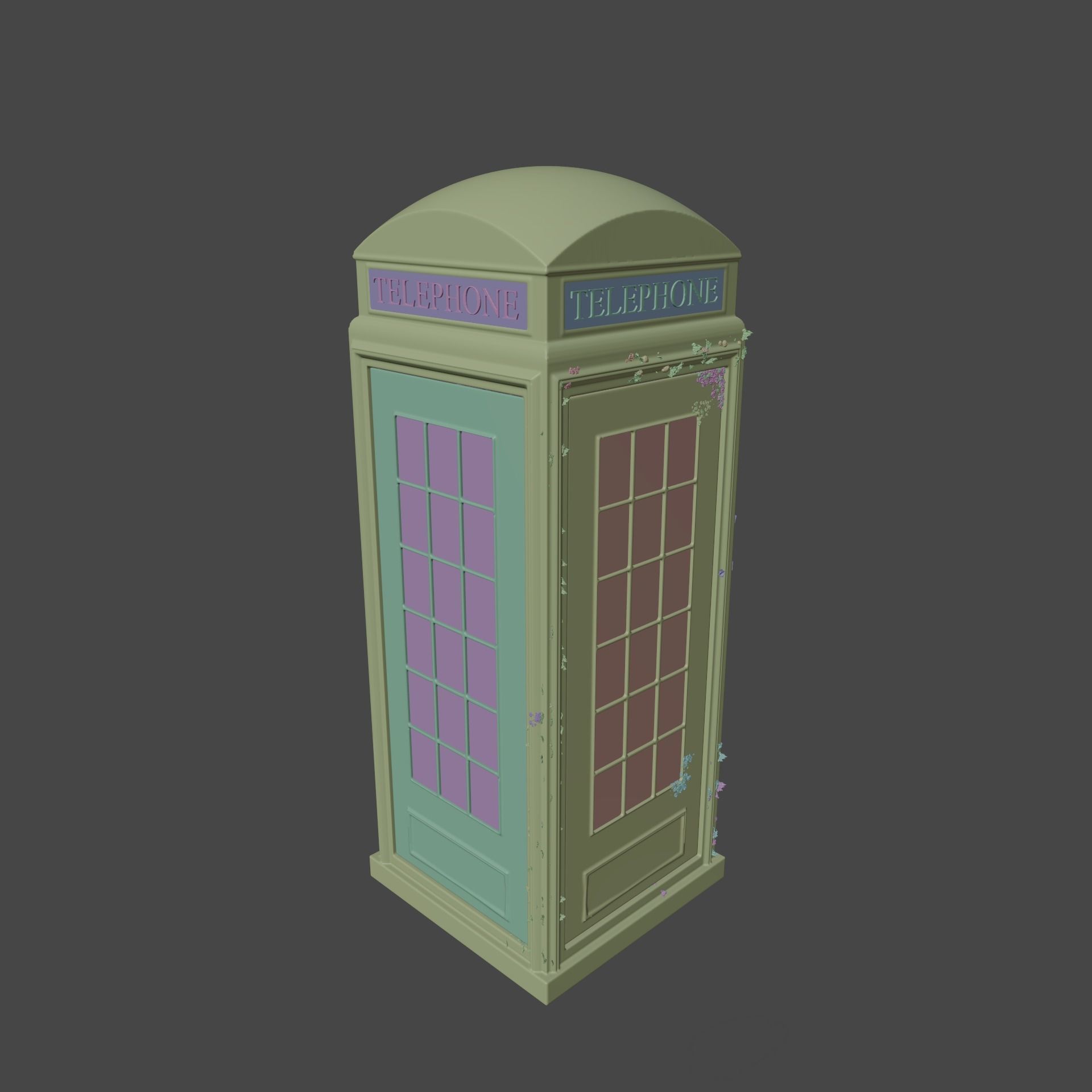 England iconic phonebooth 3D model | CGTrader