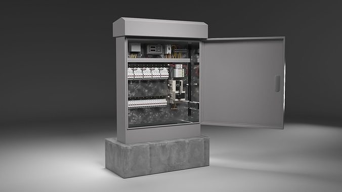 Electric Panel board 3D model | CGTrader