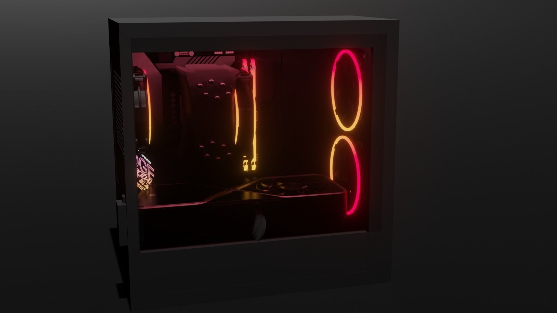 NZXT GAMING PC WITH RTX 3090 AND RGB 3D model | CGTrader