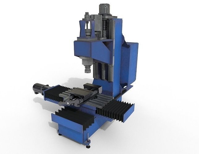 3D model Milling machine VR / AR / low-poly | CGTrader