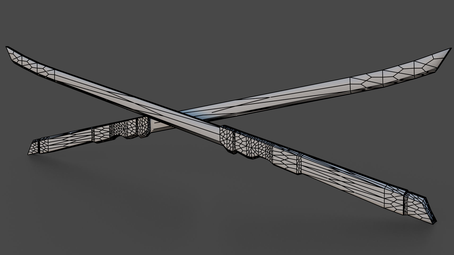 3D model Scifi Katana PBR Project VR / AR / low-poly | CGTrader