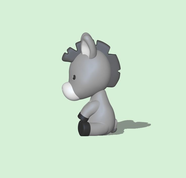 Donkey toy 3D model 3D printable | CGTrader