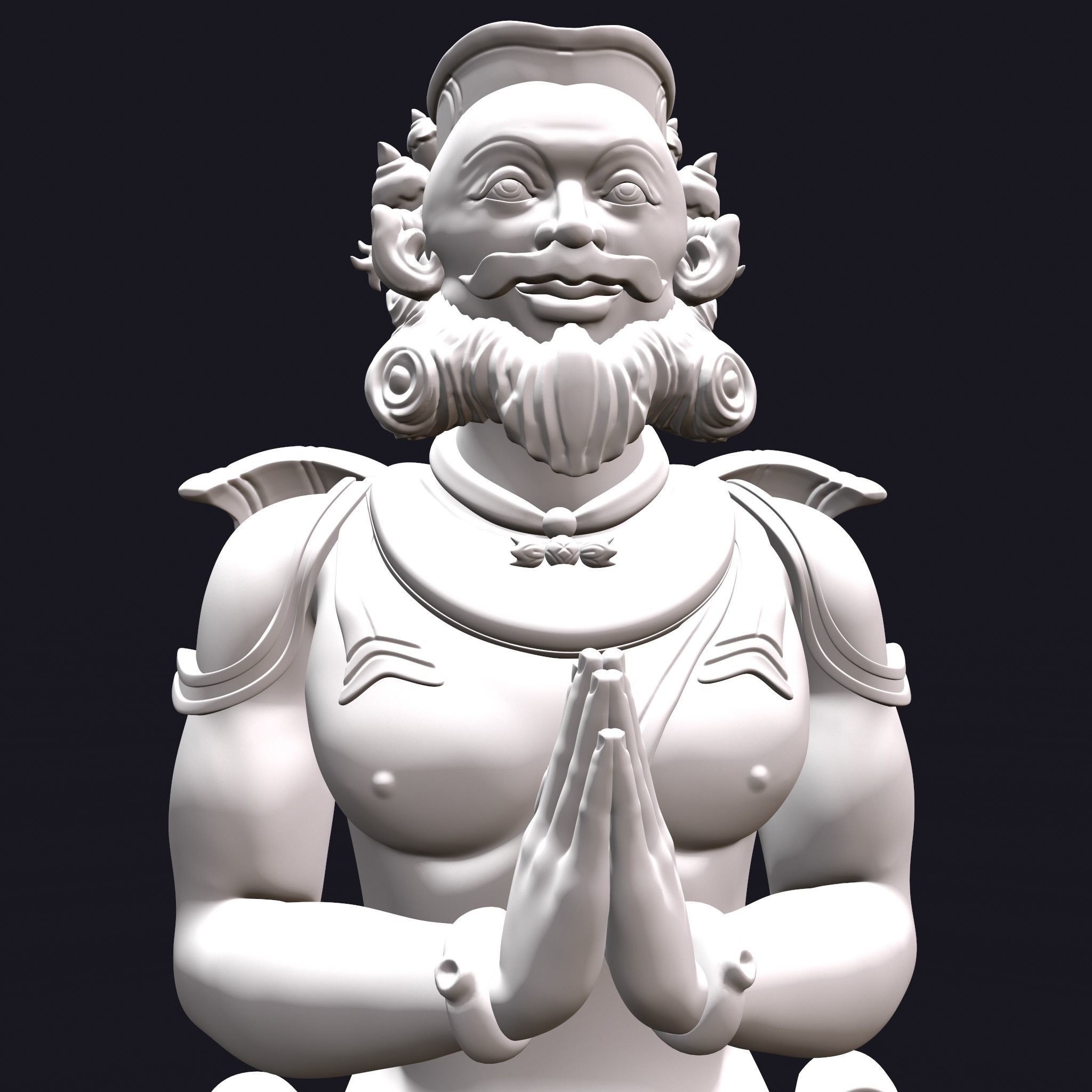 Traditional Sculpture 3D Print Model 3D model 3D printable | CGTrader