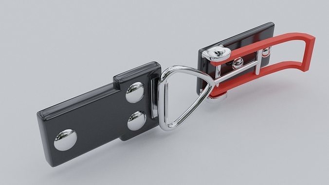 adjustable tension lock 3D model animated rigged | CGTrader