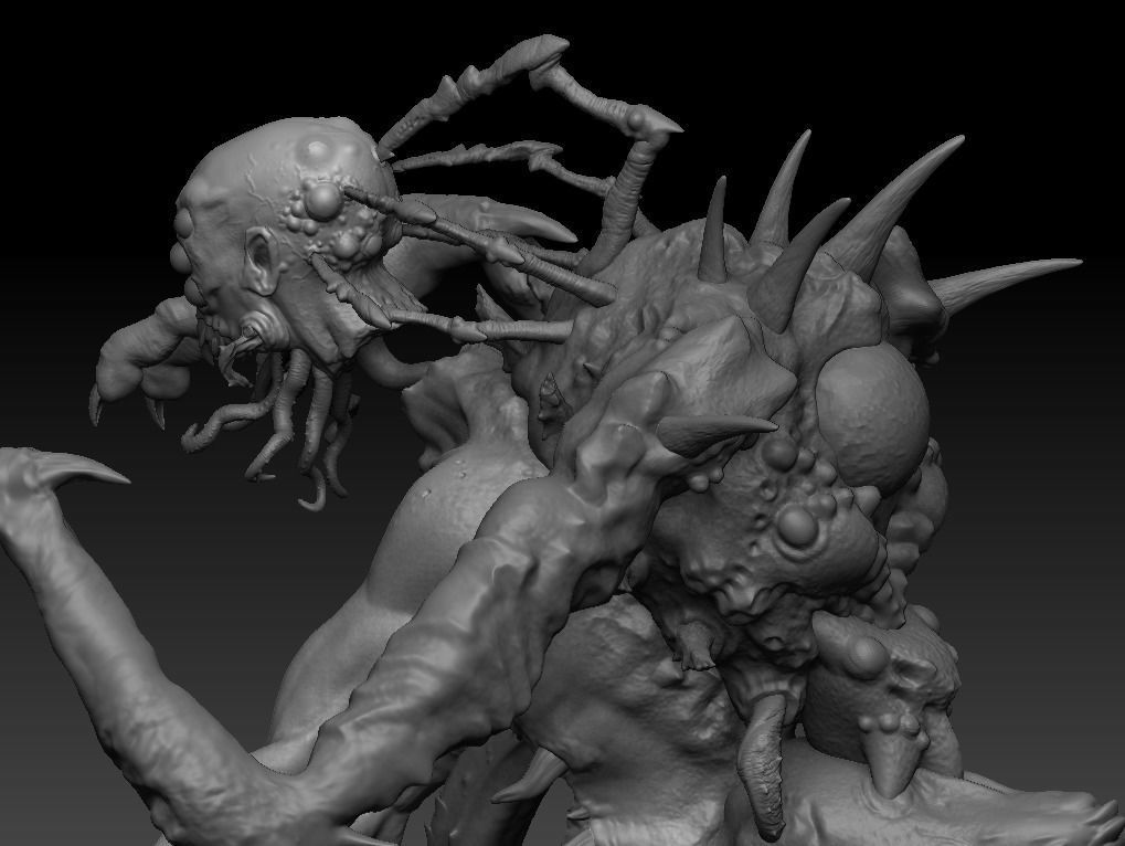 Mutant - Alien parasite 3D model | CGTrader