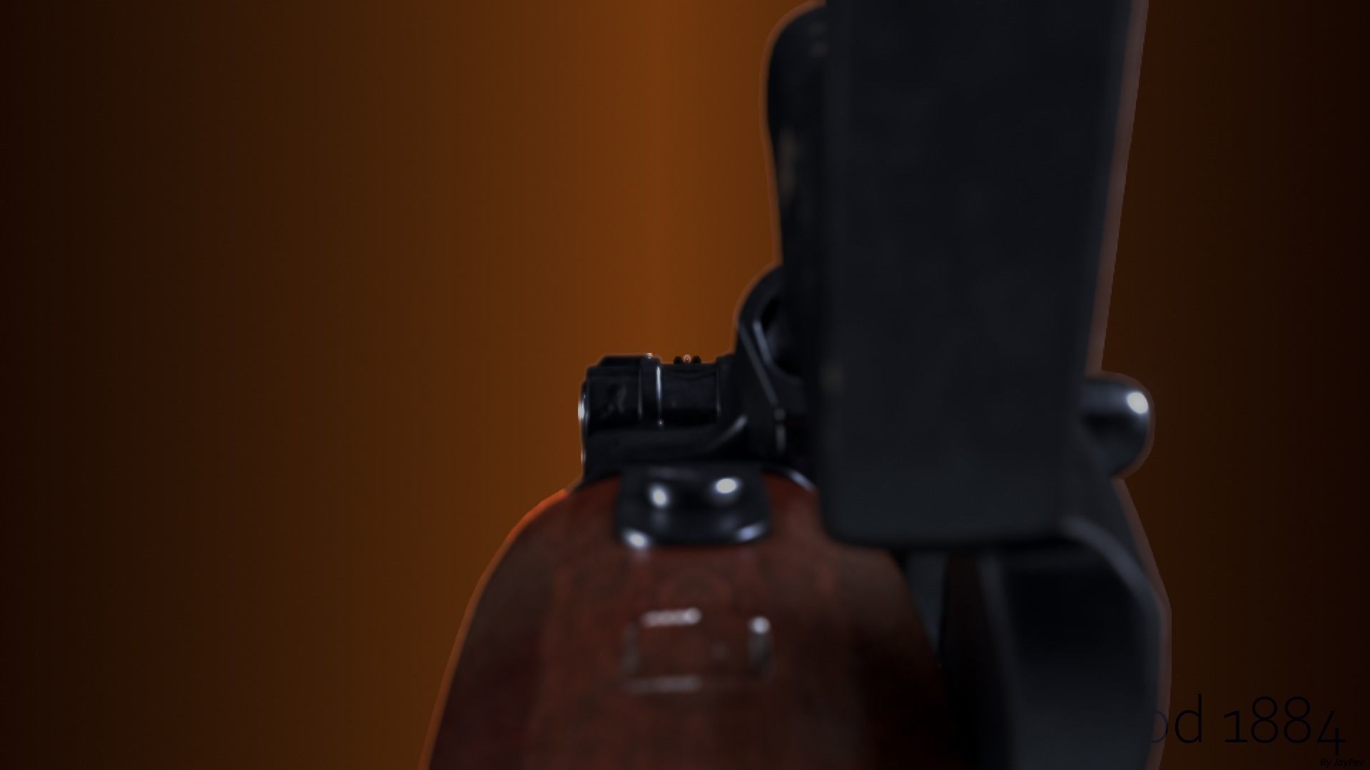 3D model Springfield Trapdoor model 1884 VR / AR / low-poly | CGTrader