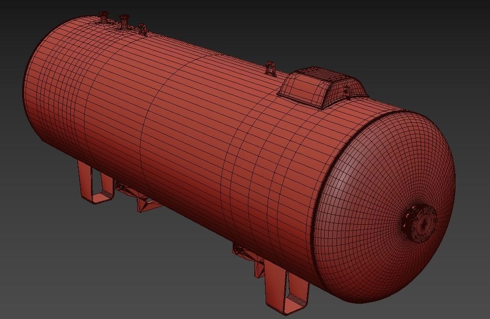 3D model oil tank with LGP tank VR / AR / low-poly | CGTrader