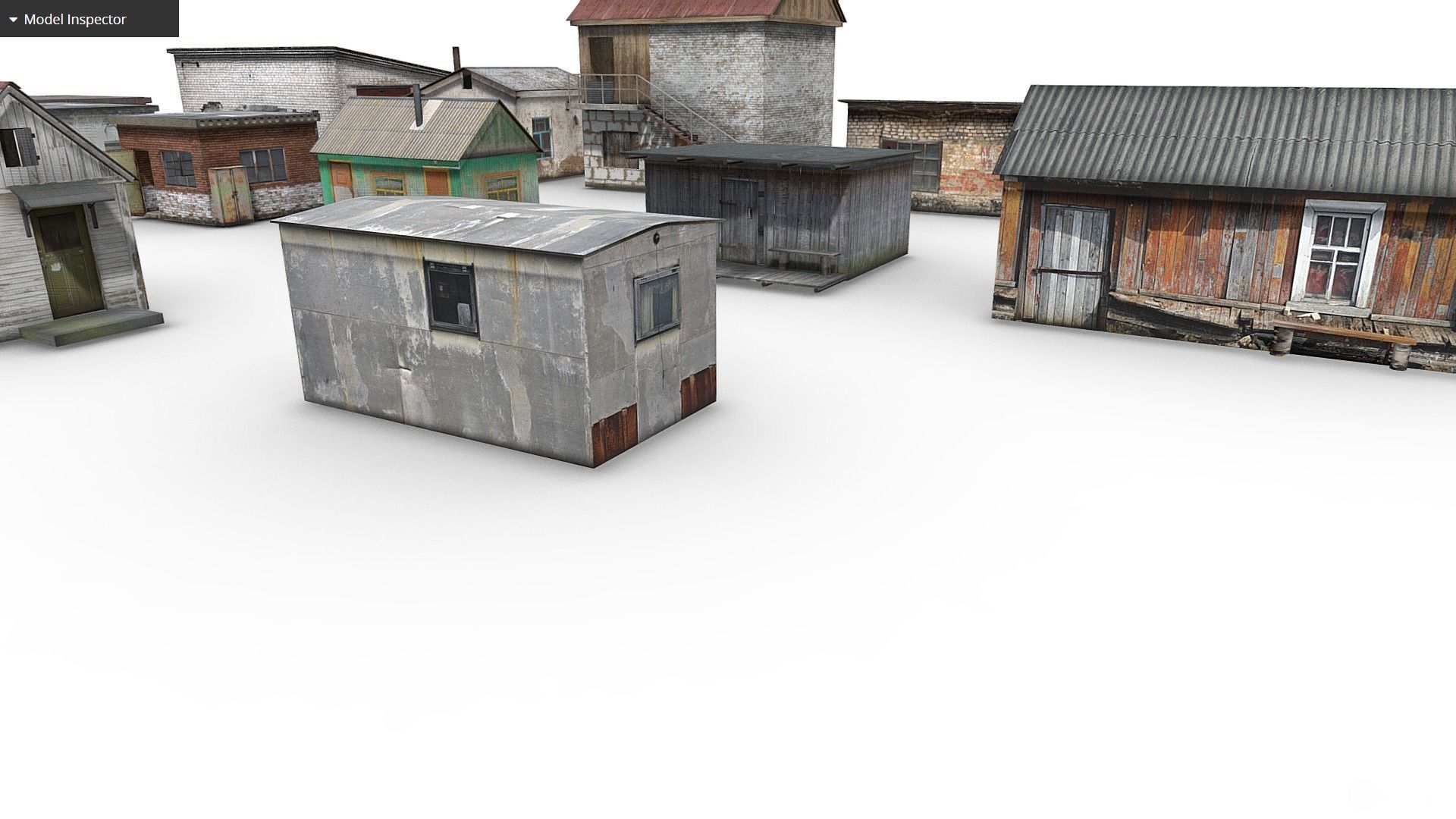 3D model Pack old Russian booths VR / AR / low-poly | CGTrader