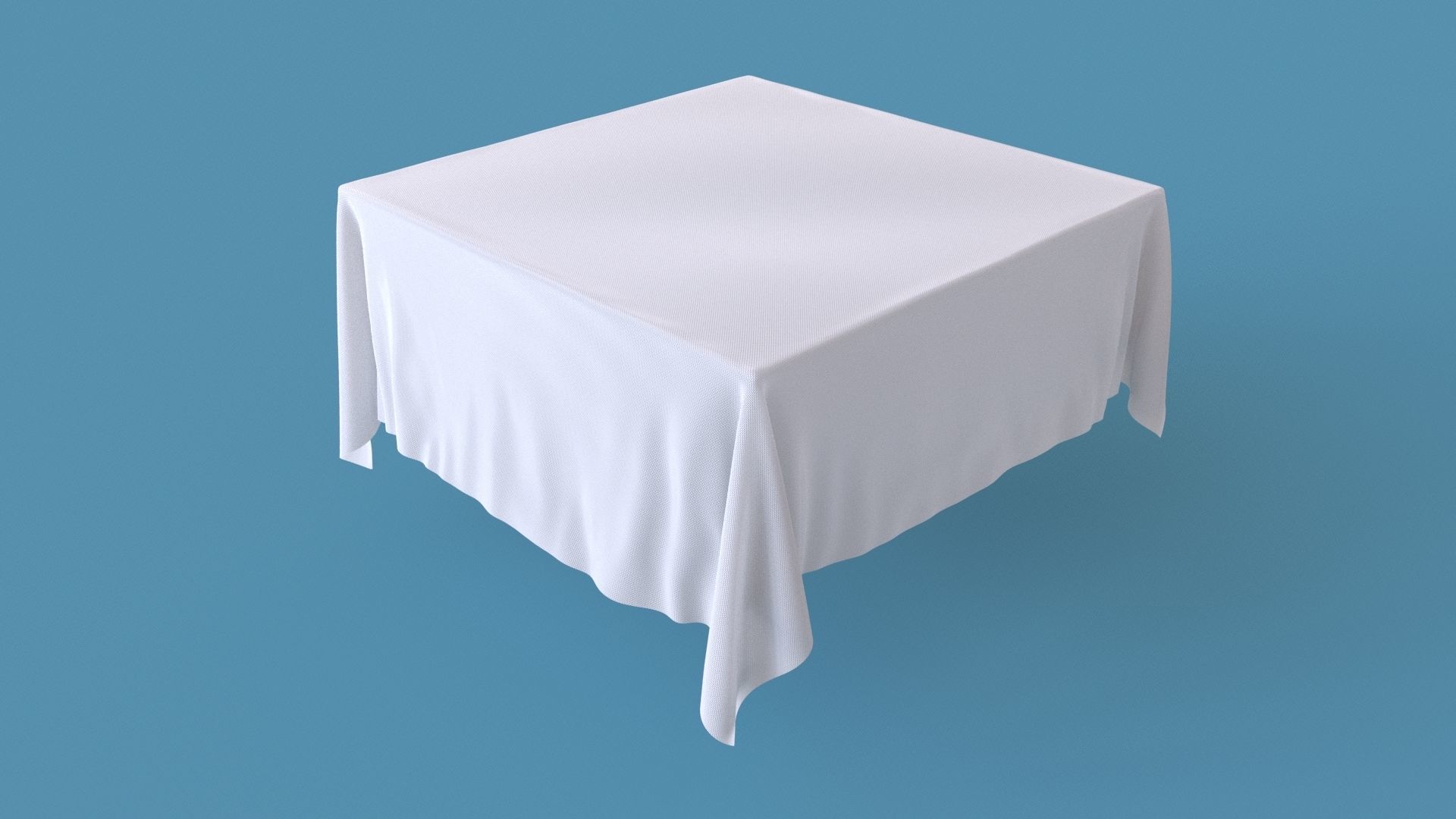 Tablecloth Set Round and Rectangular Table Cloth 3D model 3D model ...
