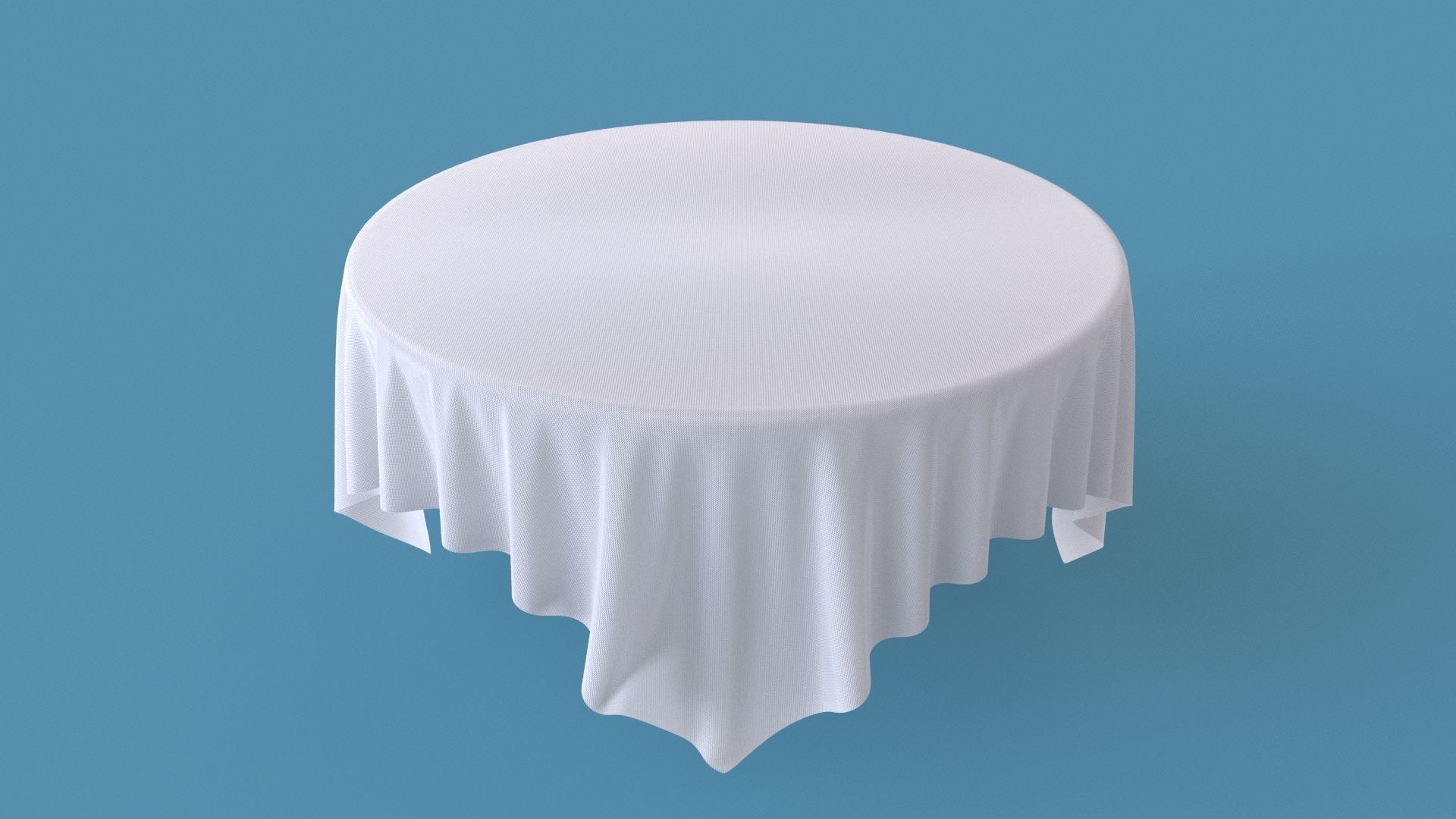 Tablecloth Set Round and Rectangular Table Cloth 3D model 3D model ...