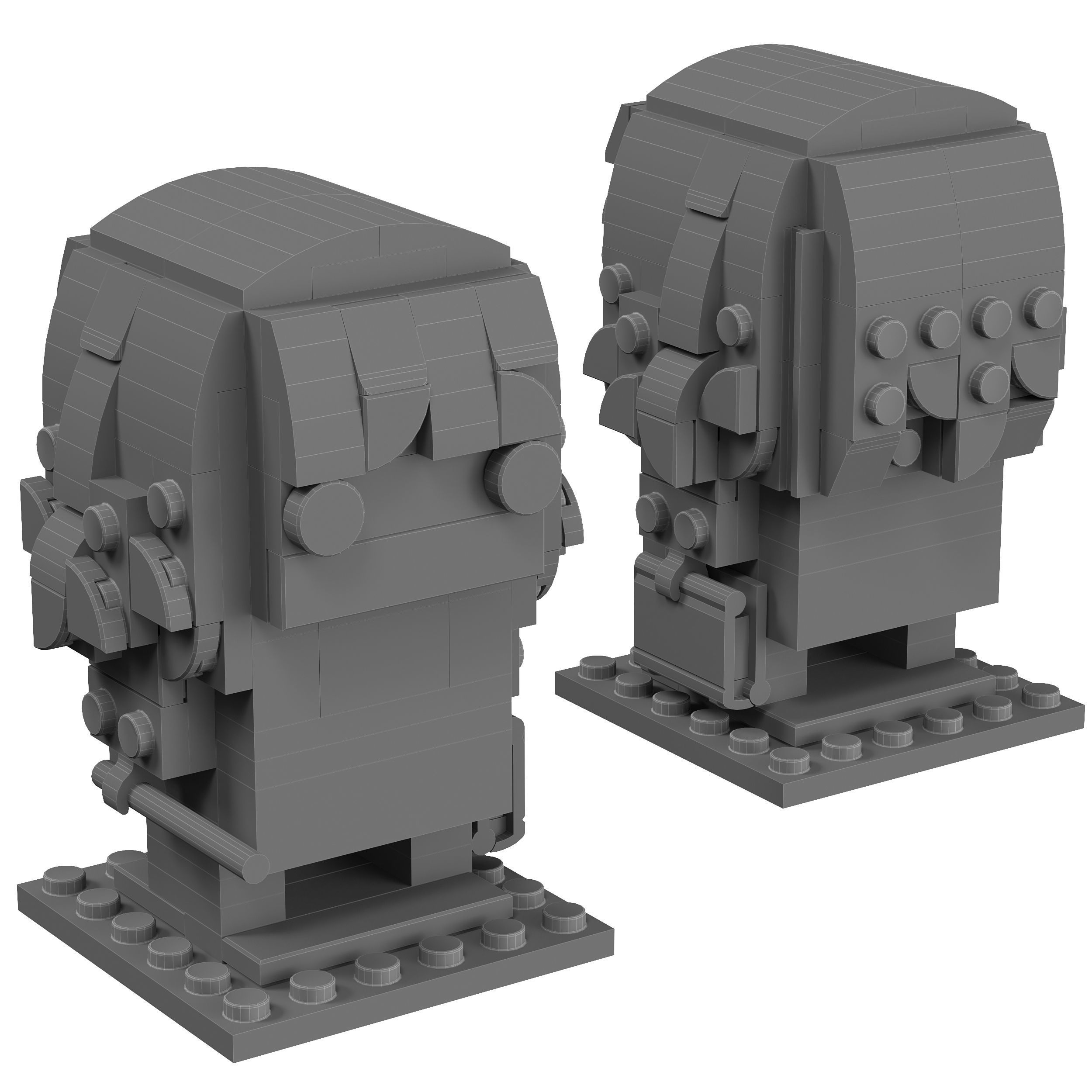 Lego Brickheadz - 41616 Hermione Granger 3D model | CGTrader