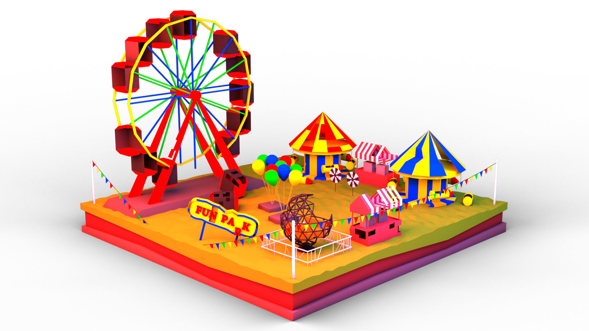 3D model Polygon Zombie Combo Pack VR / AR / low-poly | CGTrader