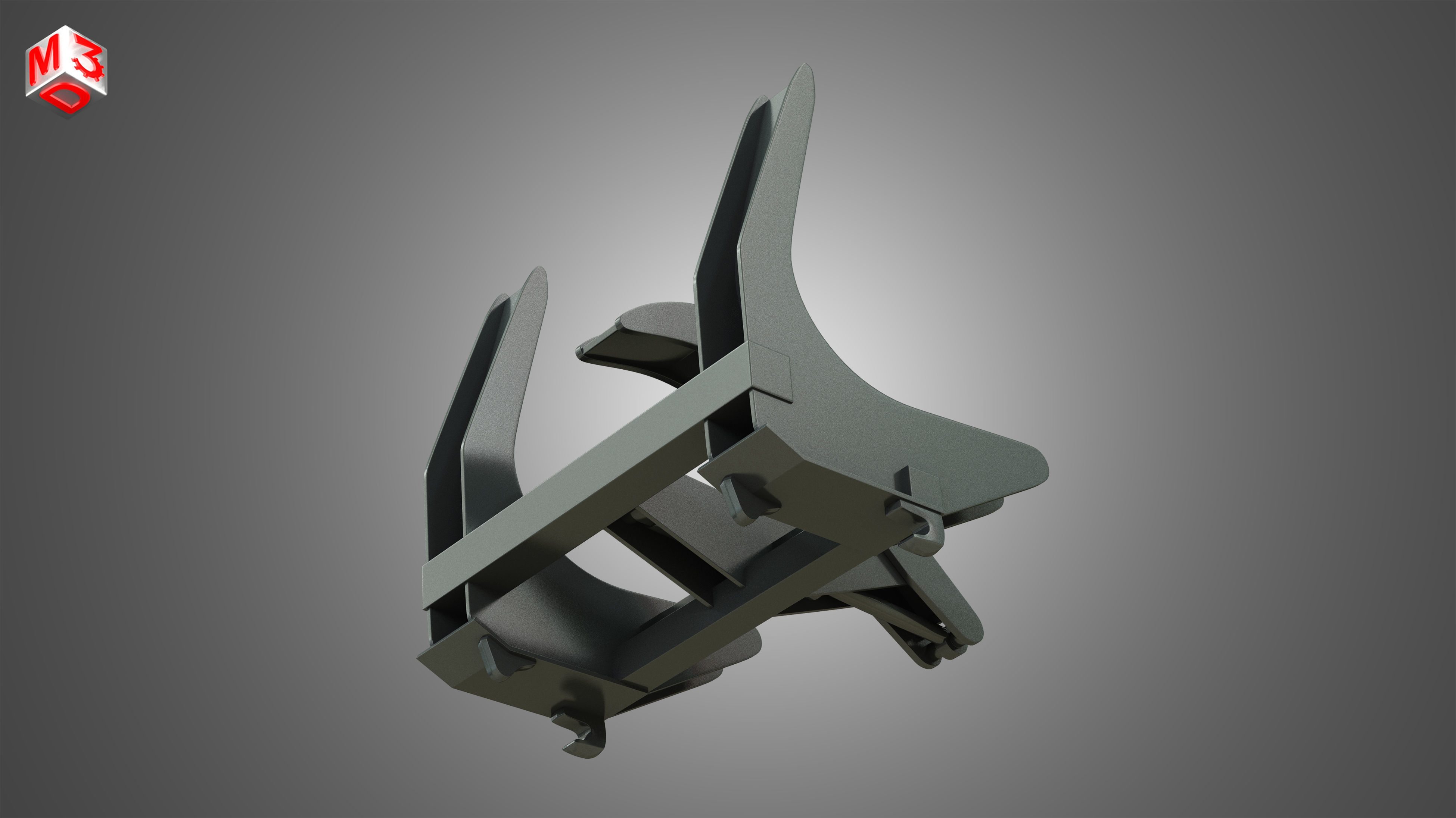 Log Fork - Stoll - Front Loader 3D model | CGTrader