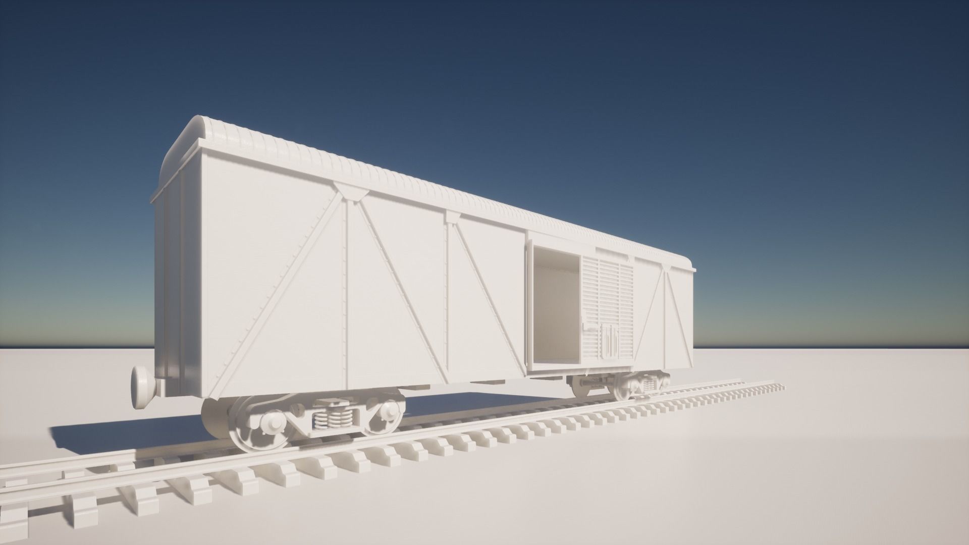 boxcar - train 3D model | CGTrader