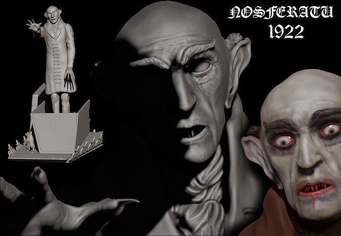 Nosferatu 1922 3D model 3D printable | CGTrader