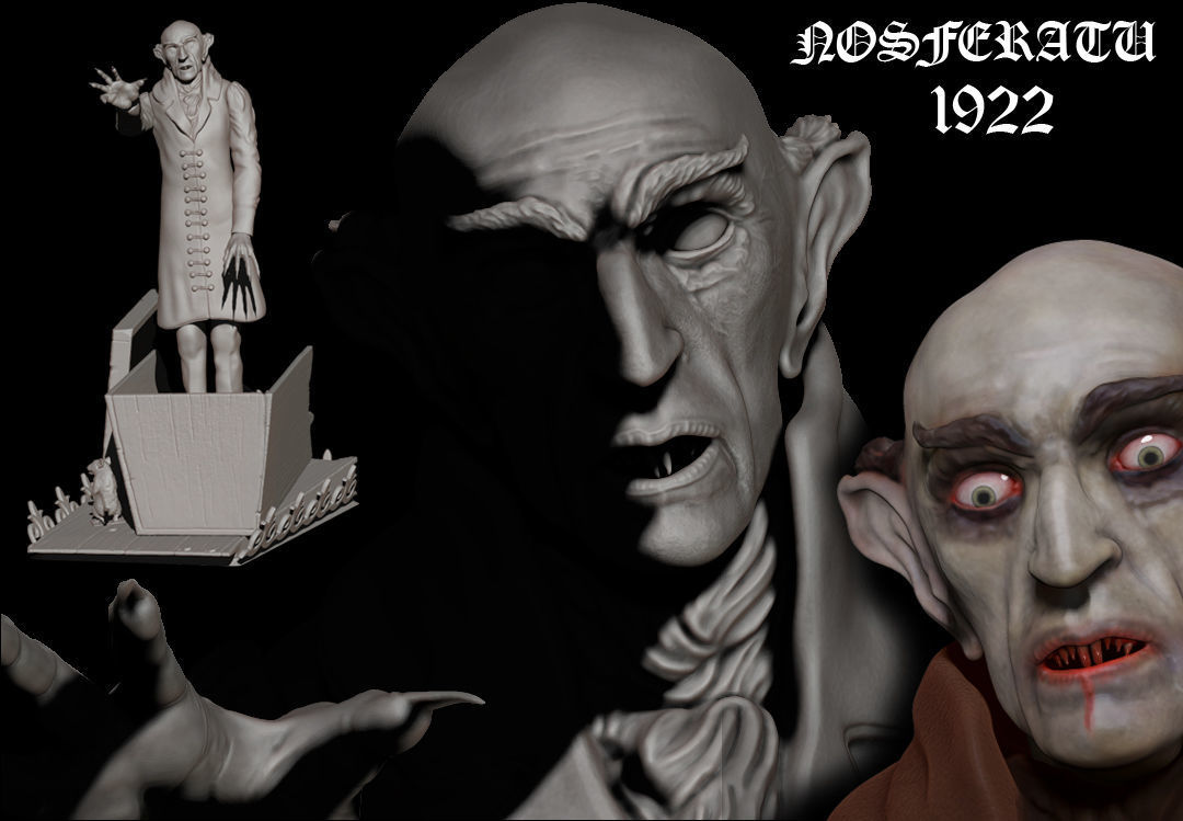 Nosferatu 1922 3D model 3D printable | CGTrader