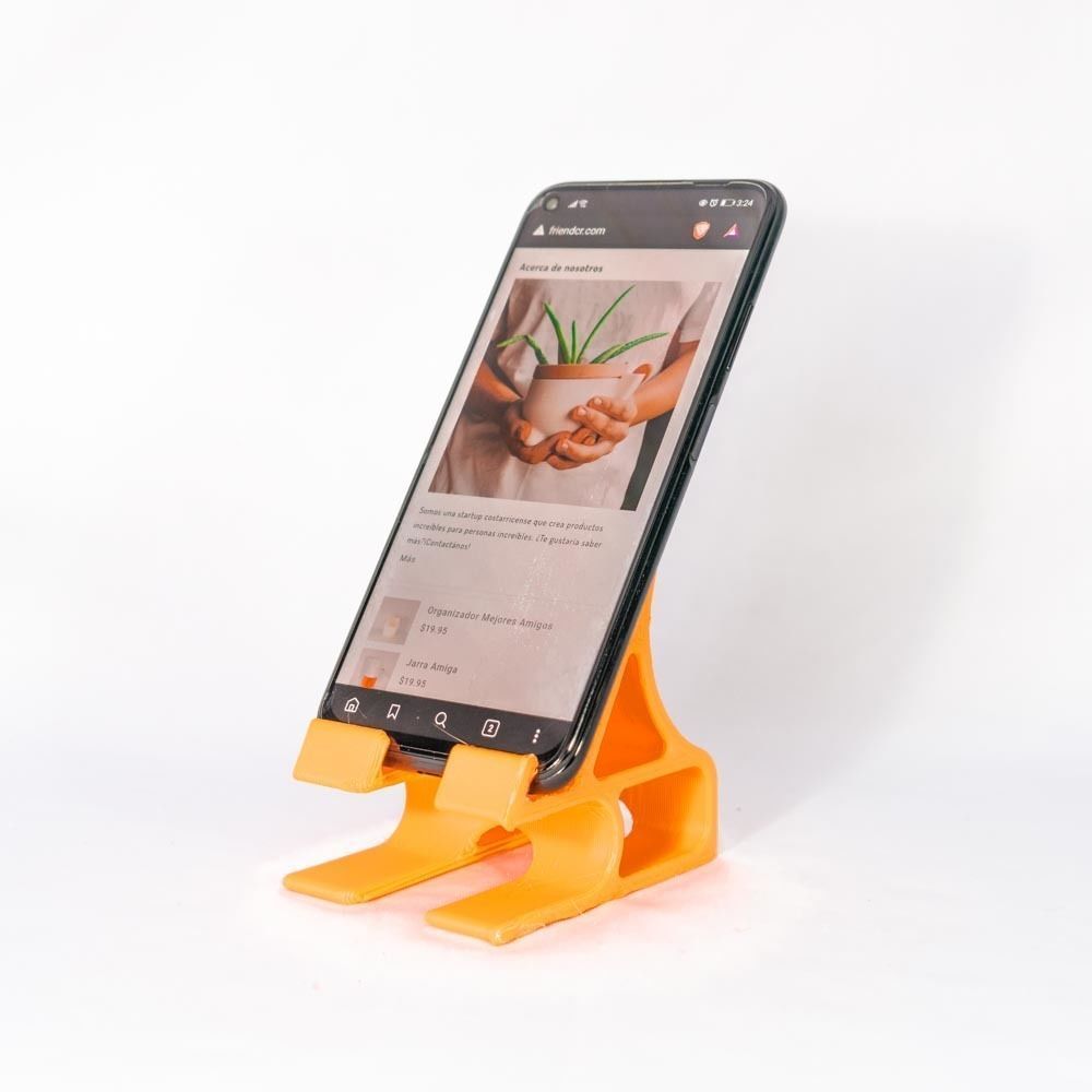 CURVE PHONE STAND 3D model 3D printable | CGTrader